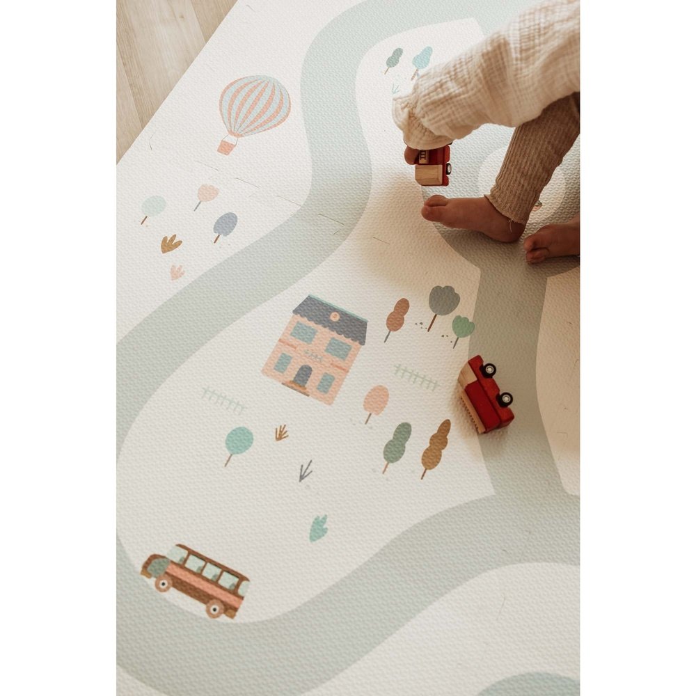 Play&Go Speeltapijt Puzzel - Eevaa 2In1 Puzzelmat/Opbergbox - Village ...